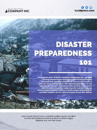 Free Disaster Preparedness Poster Templates & Examples