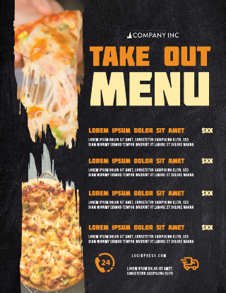 Free Takeout Menu Templates & Examples
