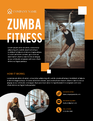 Free Zumba Flyer Templates & Examples