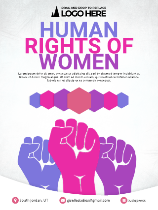 Free Womens Rights Poster Templates & Examples