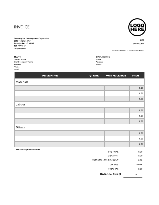 Free Invoice Templates & Examples