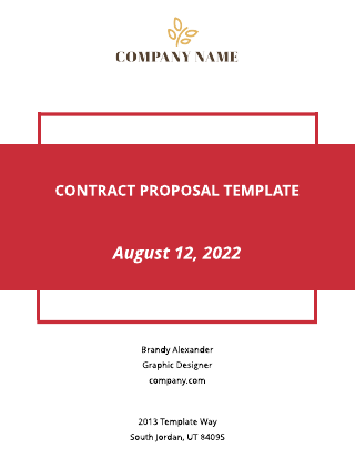 Free Contract Proposal Templates & Examples