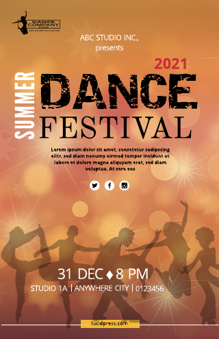 Free Dance Poster Templates & Examples