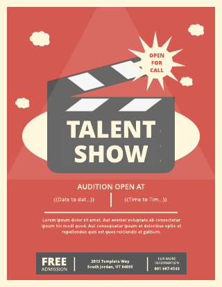 Variety Show Poster Template