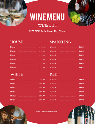 Free Menu Templates & Examples