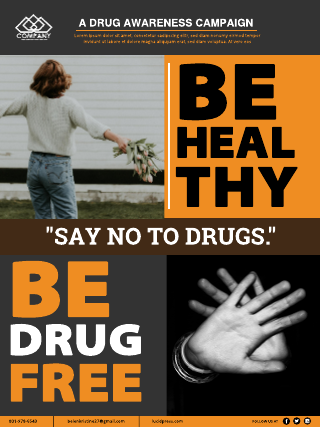 Free Drug Awareness Poster Templates & Examples