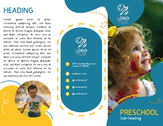 Free Preschool Brochure Templates & Examples
