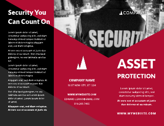 Free Security Brochure Templates & Examples