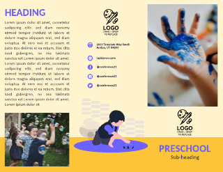 Free Preschool Brochure Templates & Examples