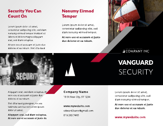 Free Security Brochure Templates & Examples