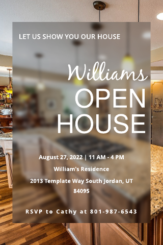 Free Open House Invitation Templates & Examples