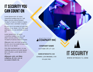 Free Security Brochure Templates & Examples