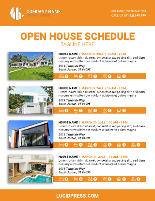 Free Open House Flyer Templates & Examples