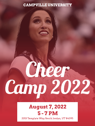 Free Cheerleading Poster Templates & Examples