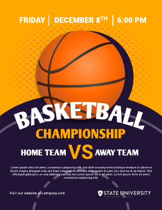 Basketball Tryout Flyer Template
