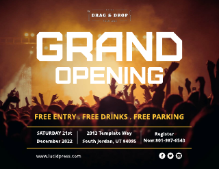 Free Grand Opening Flyer Templates & Examples