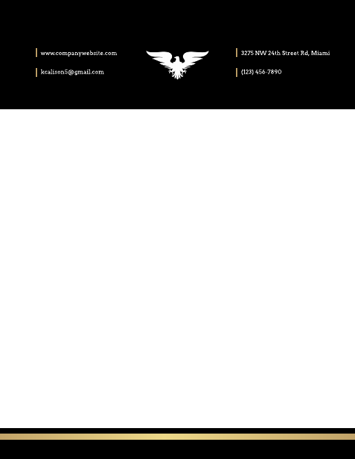 Judge Letterhead Template Template | Marq